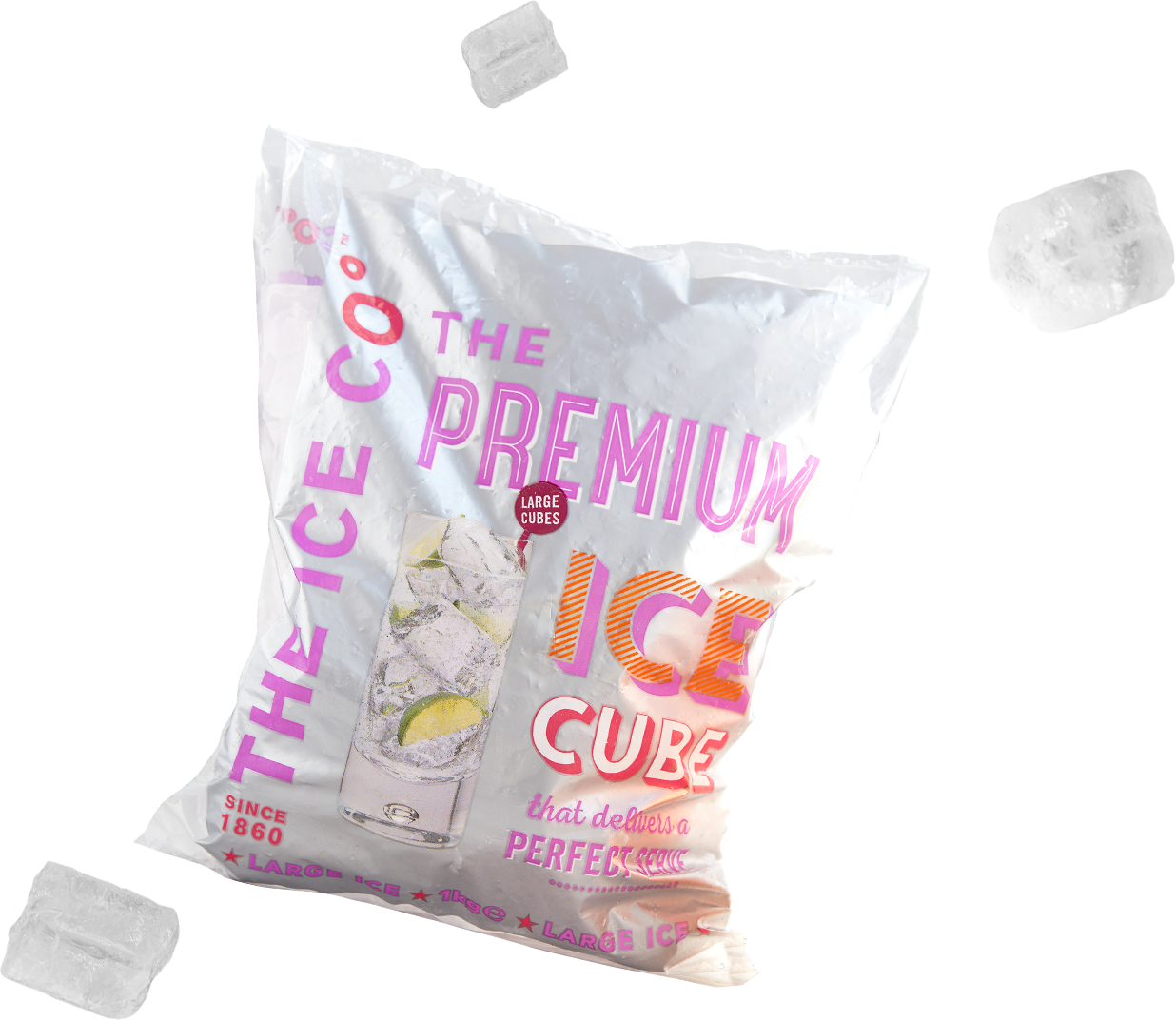 Polar Cube Premium Ice Cubes | Large Ice Cubes by The Ice Co