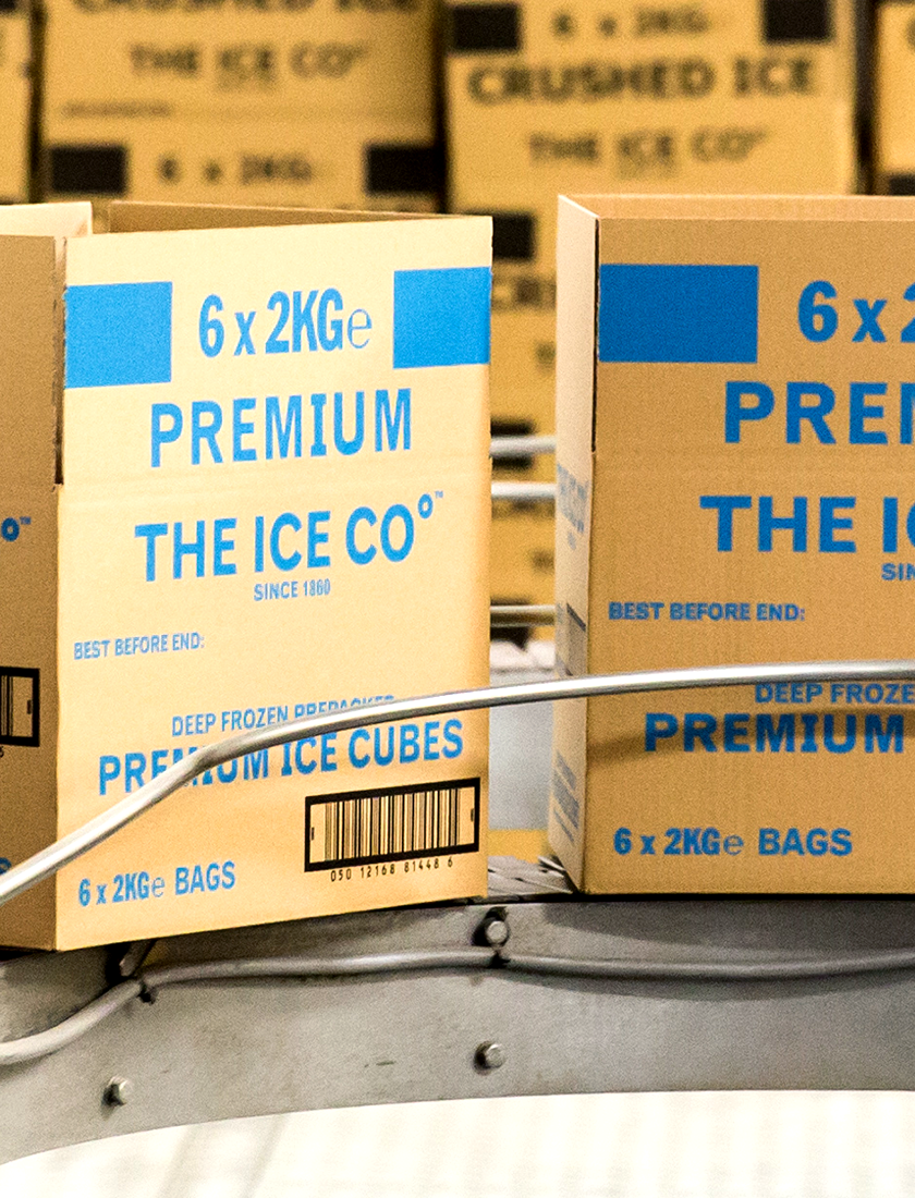 The Ice Co products include Party Ice to Premium Ice and more.