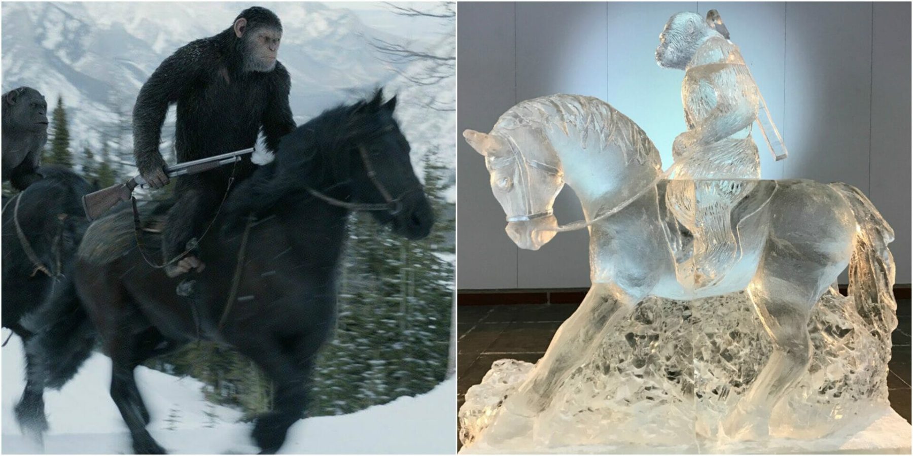 Ice Sculpture | War of the Planet of Apes | Lad Bible | Fox | The Ice Co