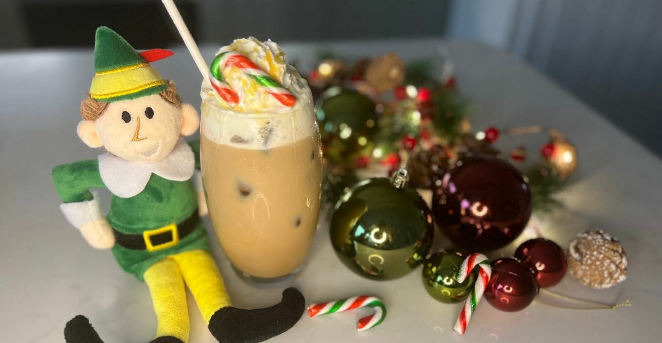 Elf inspired Maple Syrup Iced Coffee » The Ice Co.