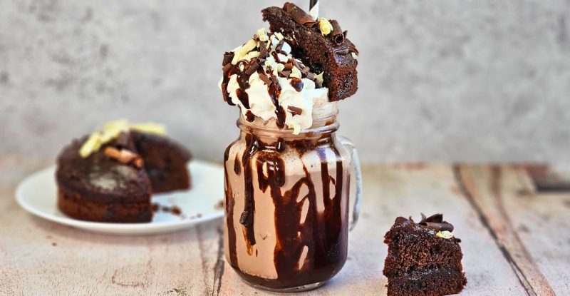 Chocolate Fudge Cake Milkshake » The Ice Co.